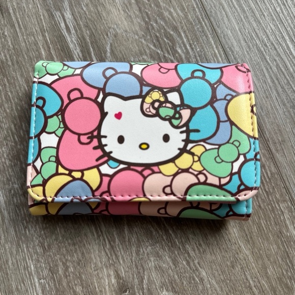 Hello Kitty | Bags | Hello Kitty Trifold Wallet | Poshmark